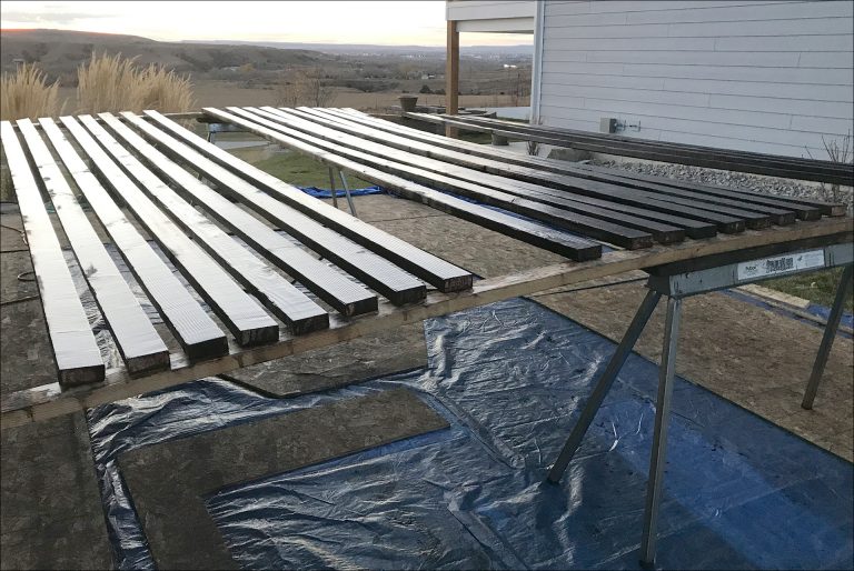 Glengarry Shou Sugi Ban Method Pergola 3 - Johnson Construction